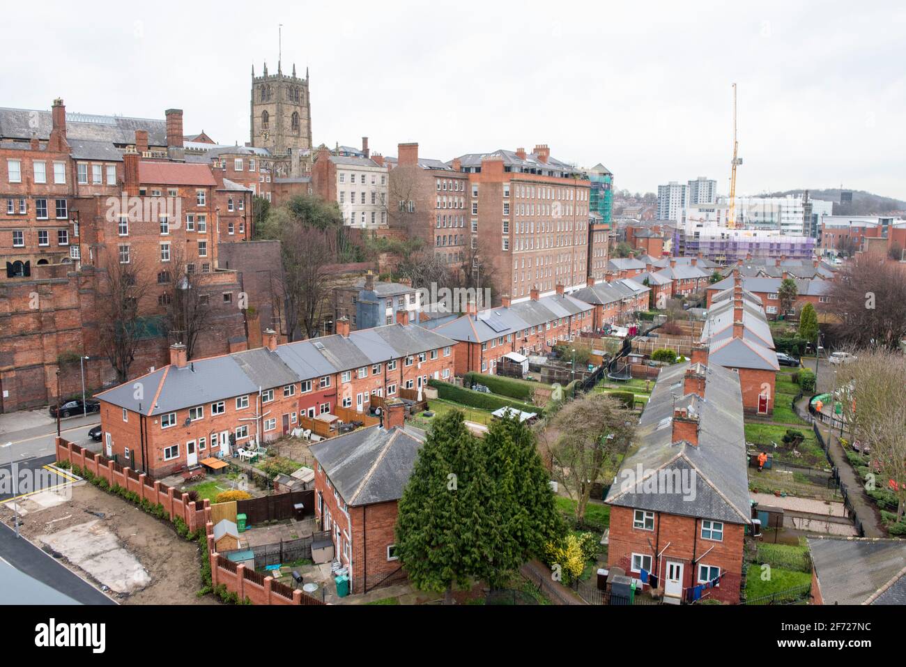 The Cliff Road / Narrow Marsh area of Nottingham City, captured from ...
