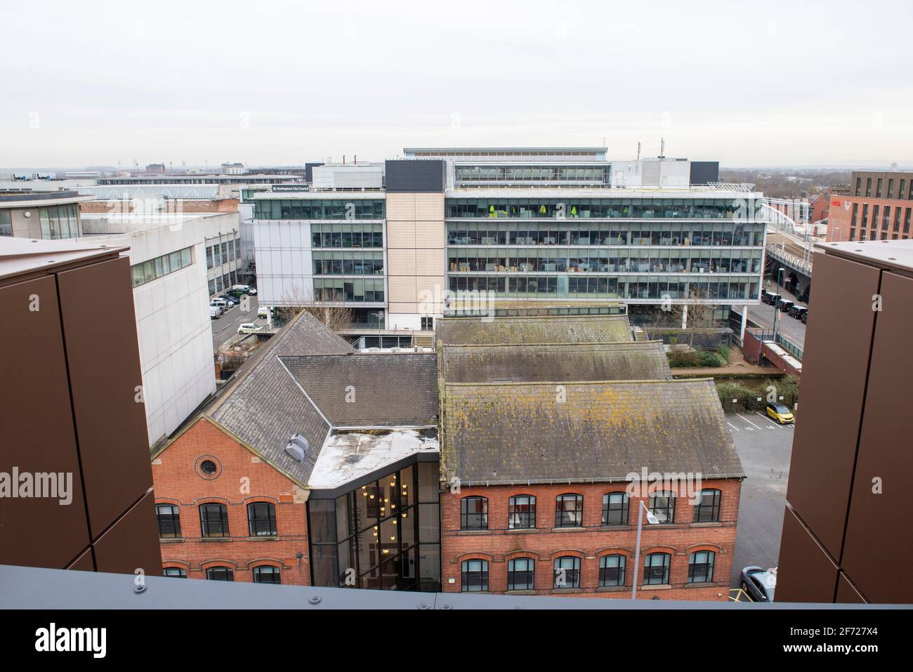 Nottingham council house roof hi-res stock photography and images - Alamy