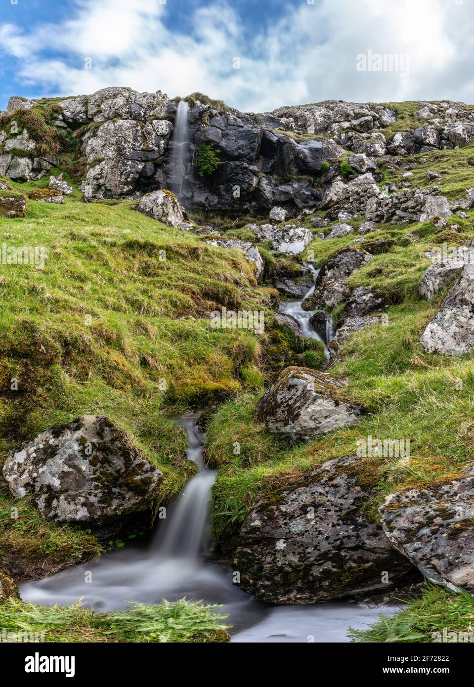 Faroe islands cascade river hi-res stock photography and images - Alamy