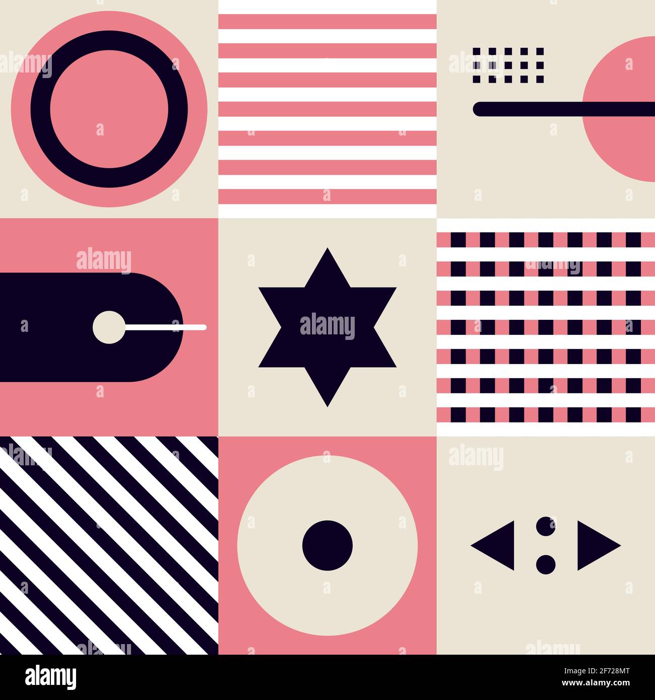 Abstract geometric shapes and form simple pattern composition backgroud ...