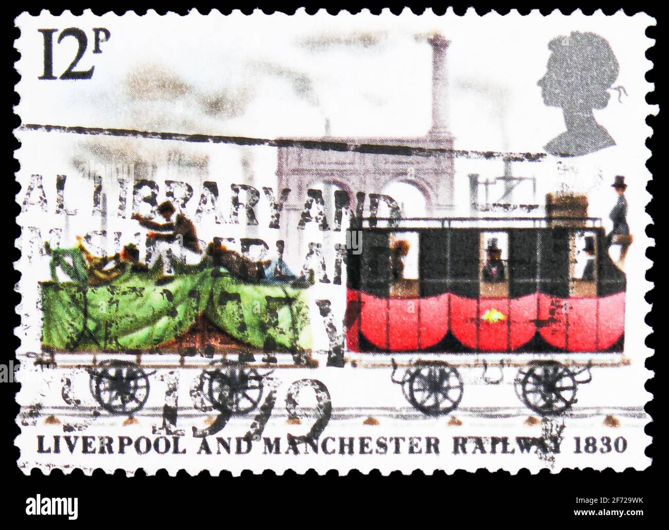 Liverpool and manchester railway stamp hi-res stock photography and ...