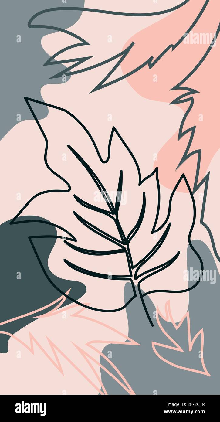 Floral stories template. Garden flora poster, flowers composition ...