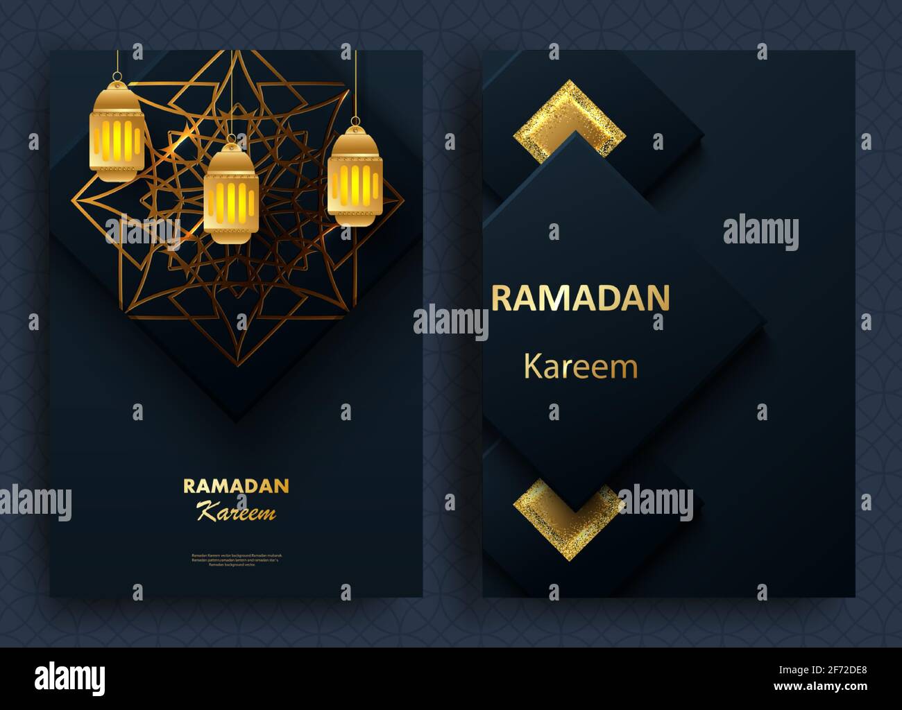 Creative modern design with geometric arabic gold pattern on textured ...