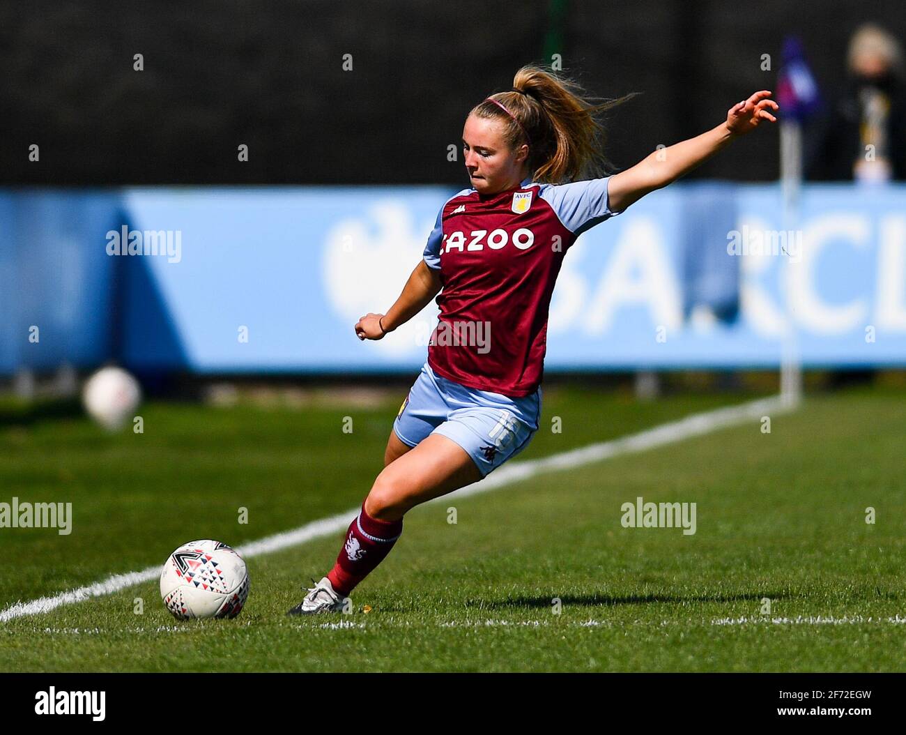 Liverpool, UK. 04th Apr, 2021. Olivia McLoughlin (#16 Aston Villa ...