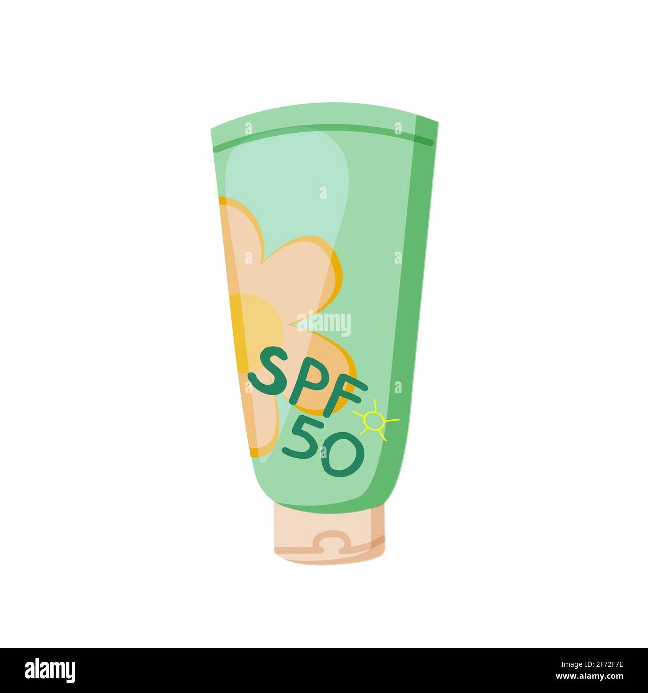 Sun screen skin care Stock Vector Images - Alamy
