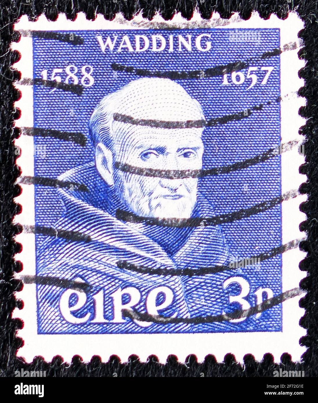 MOSCOW, RUSSIA - DECEMBER 22, 2020: Postage stamp printed in Ireland ...