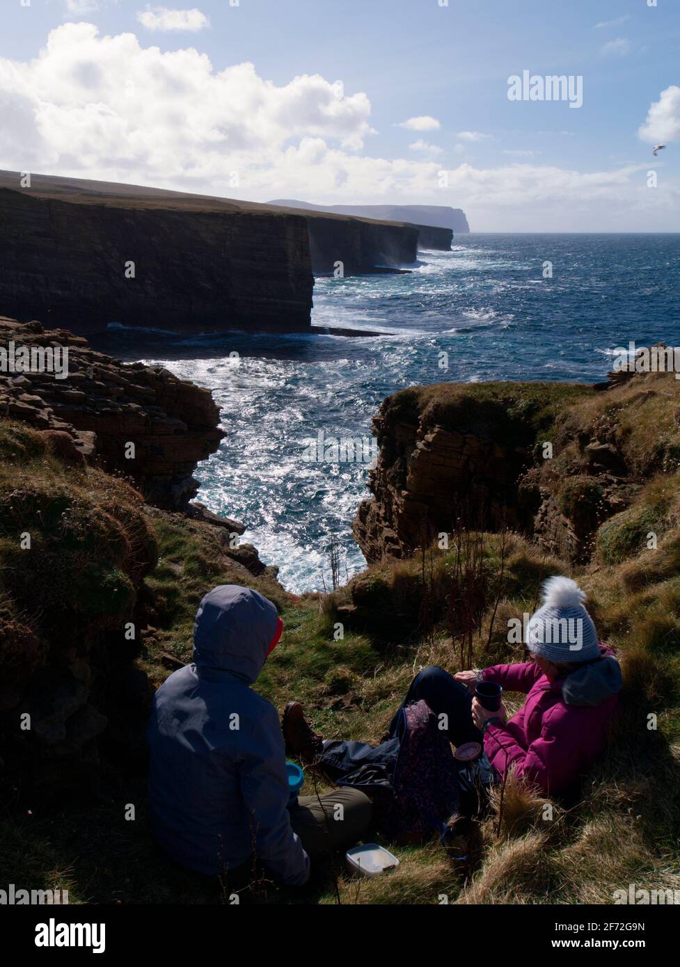 Picnic on the cliffs hi-res stock photography and images - Alamy