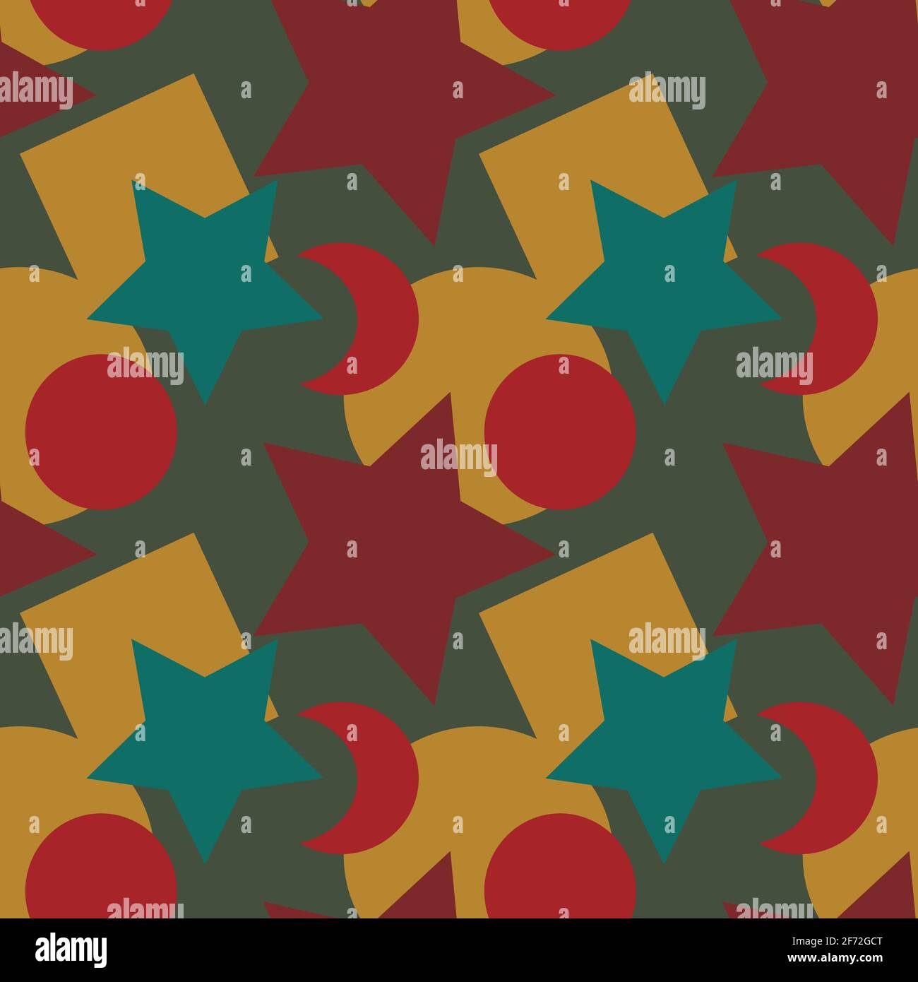 Seamless texture, pattern on a square background - colored geometric ...