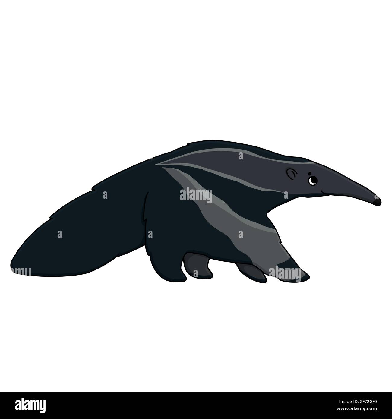 Baby anteater side Stock Vector Images - Alamy