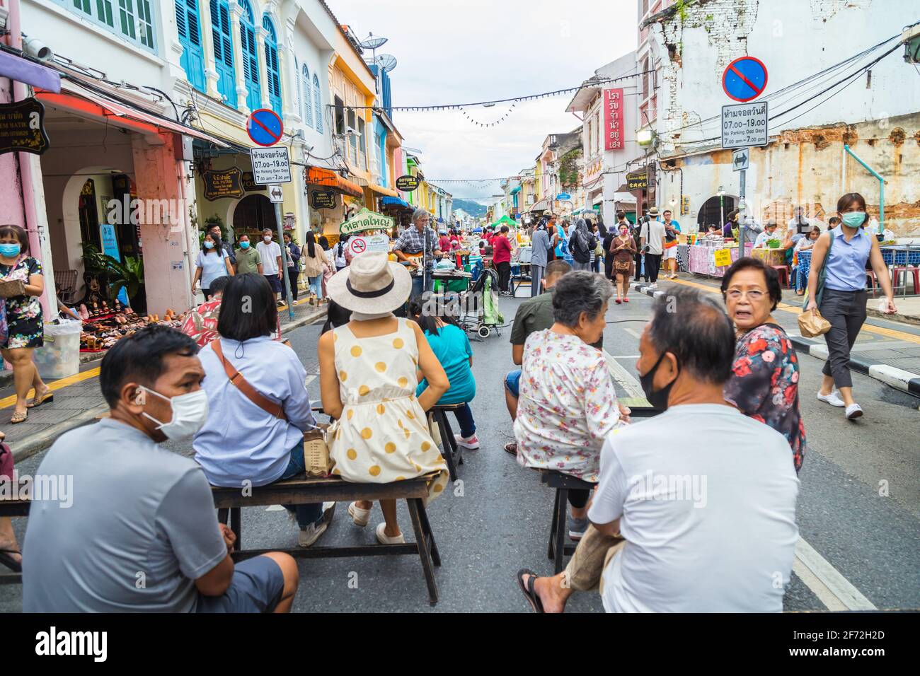 Sunday walking street market phuket hi-res stock photography and images ...