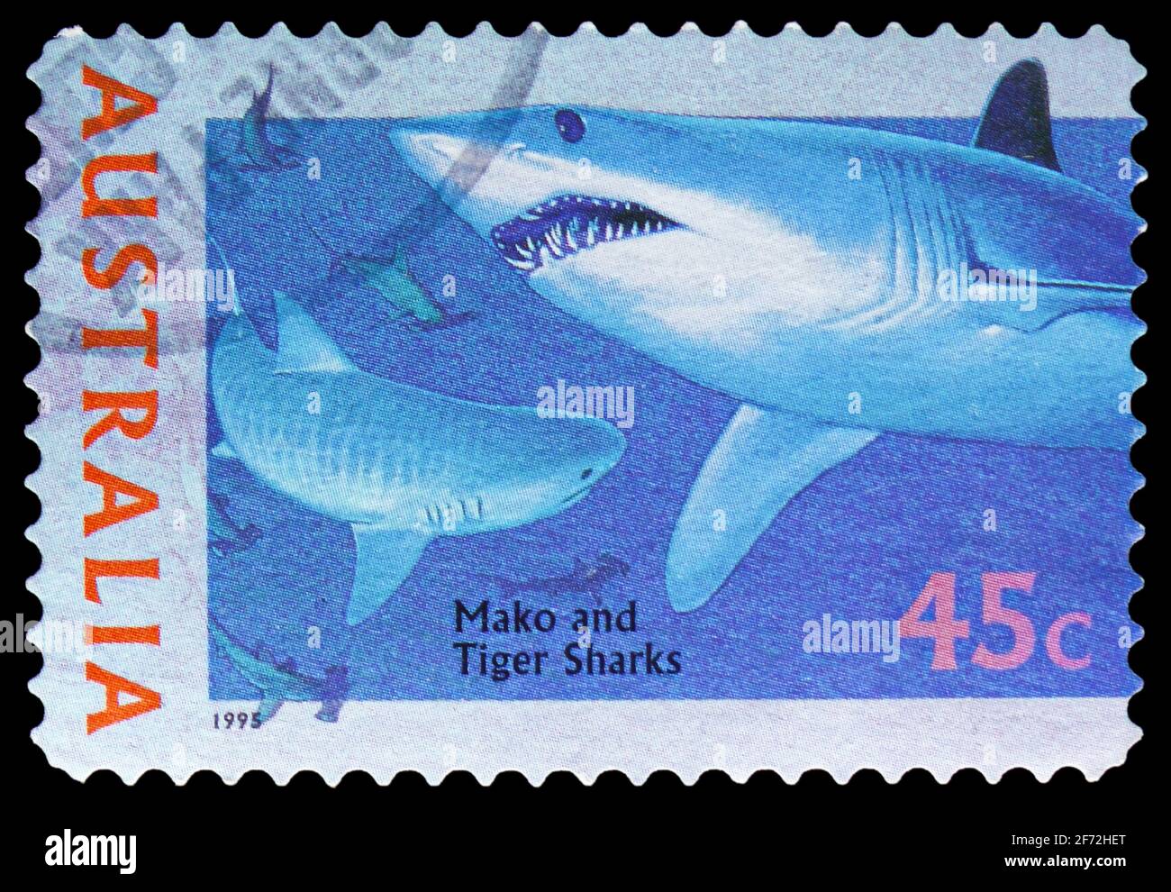 MOSCOW, RUSSIA - DECEMBER 22, 2020: Postage stamp printed in Australia ...