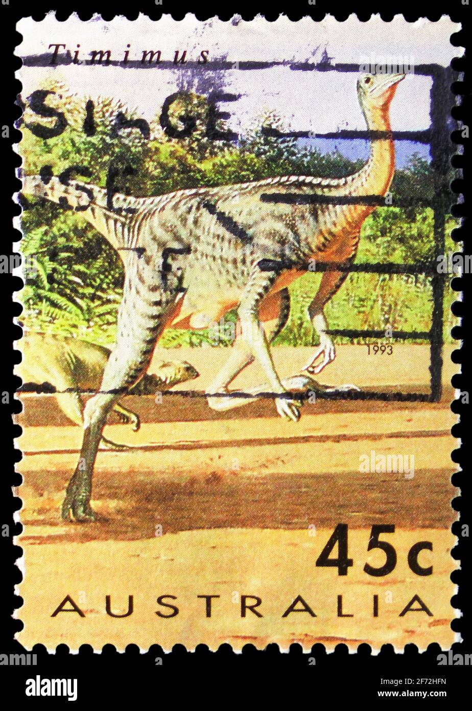 MOSCOW, RUSSIA - DECEMBER 22, 2020: Postage stamp printed in Australia ...