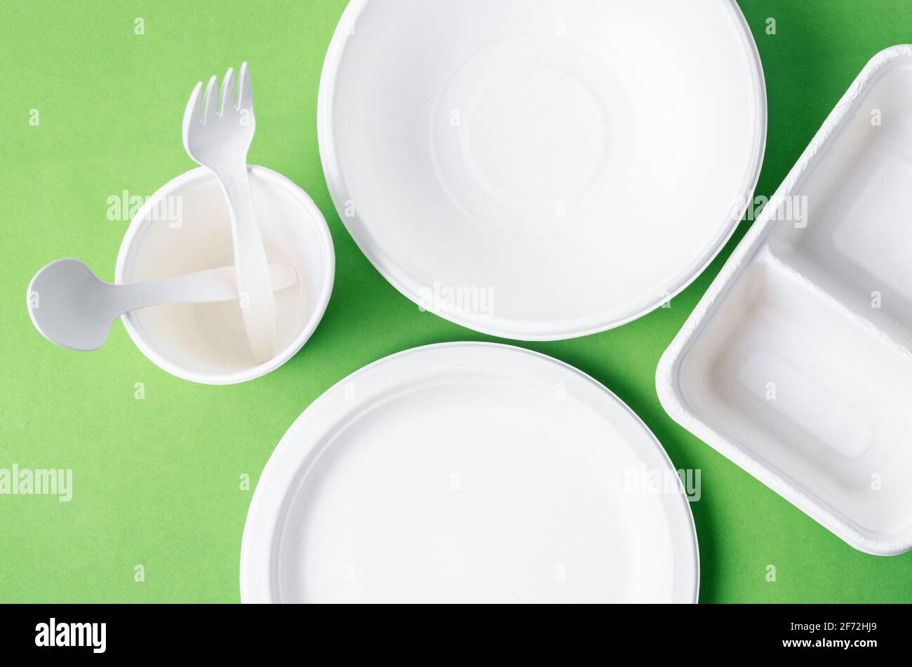 Eco friendly biodegradable paper disposable for packaging food and ...