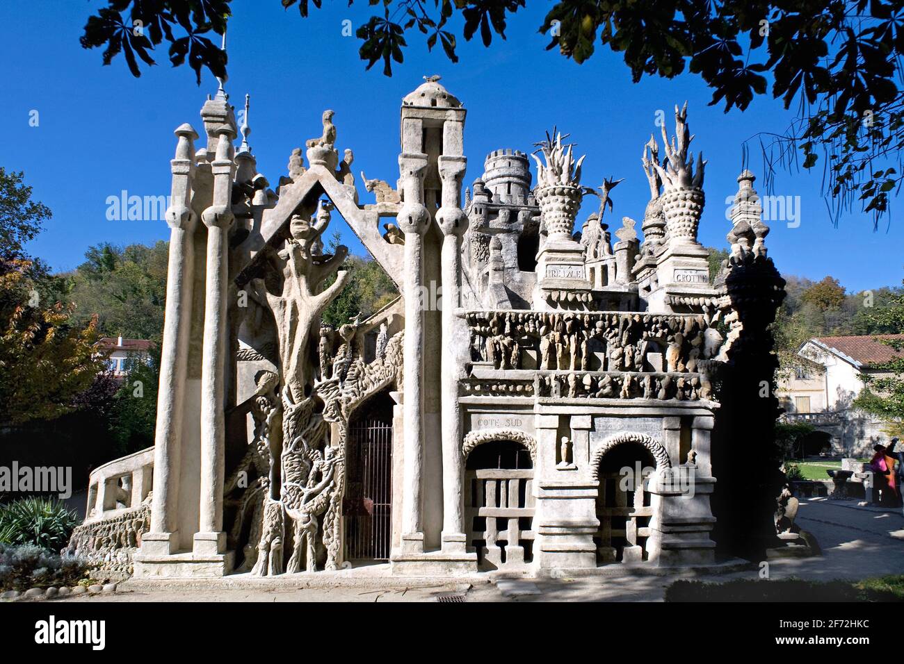 Hauterives, France: Ideal palace by Ferdinand Cheval Stock Photo - Alamy