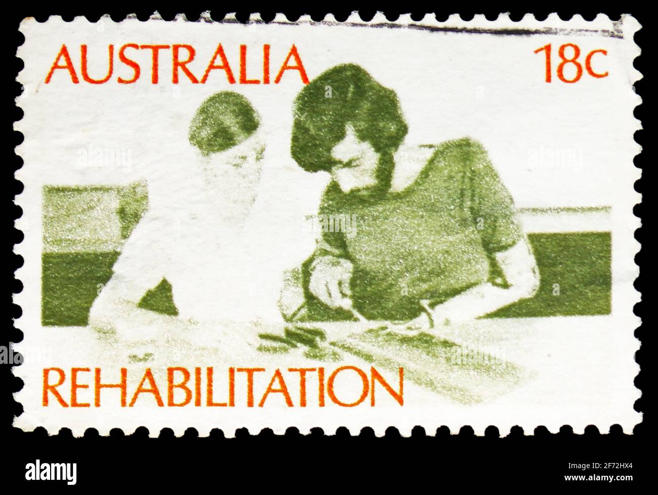 MOSCOW, RUSSIA - DECEMBER 22, 2020: Postage stamp printed in Australia ...