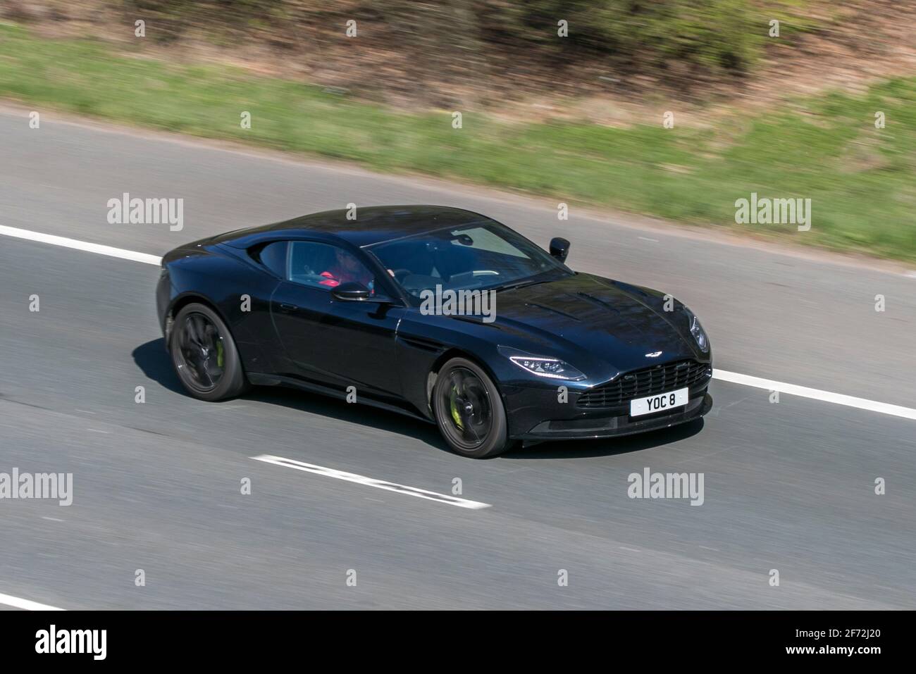 Aston martin db11 black cars hi-res stock photography and images - Alamy