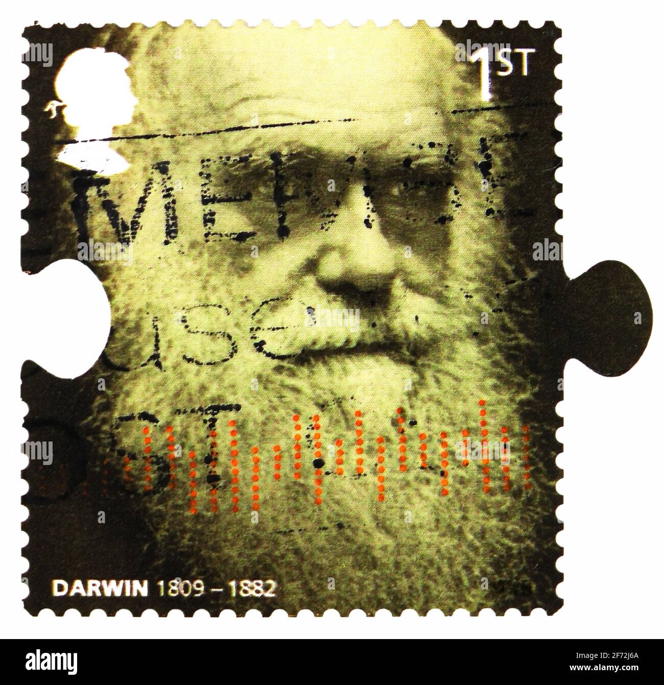 Charles darwin stamp Cut Out Stock Images & Pictures - Alamy