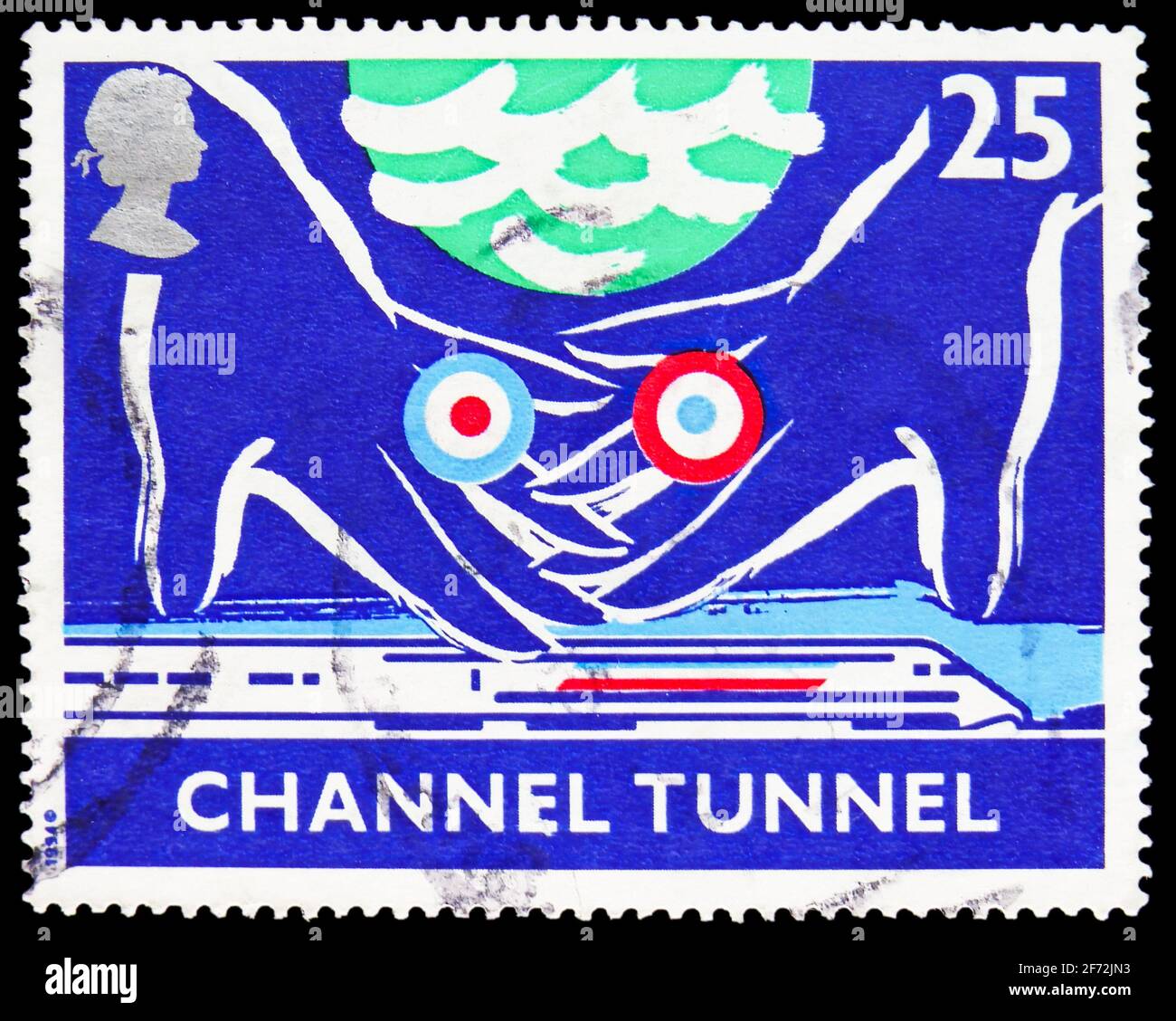 MOSCOW, RUSSIA - DECEMBER 22, 2020: Postage stamp printed in United ...