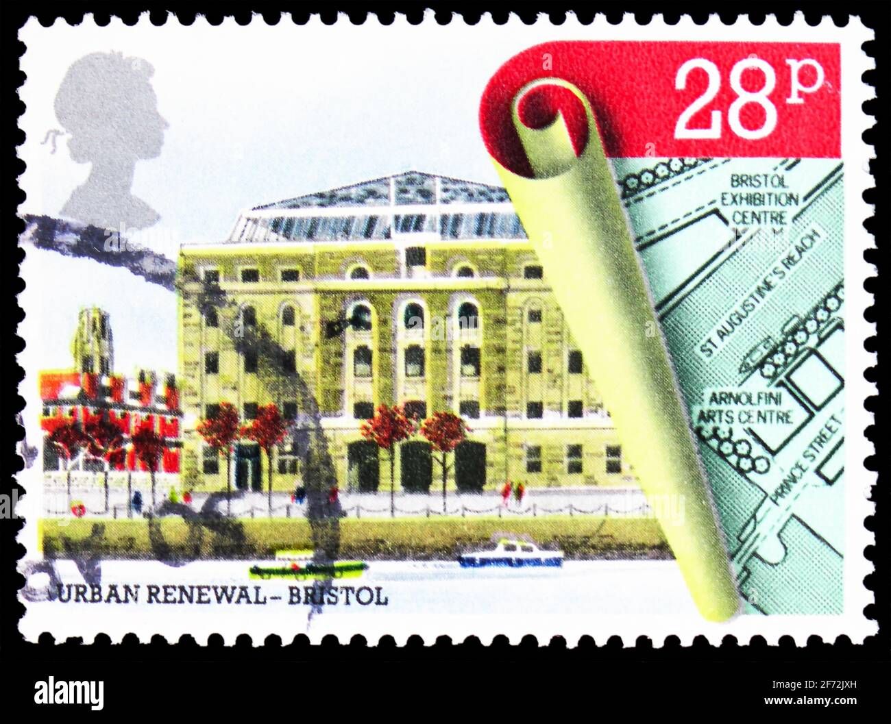 MOSCOW, RUSSIA - DECEMBER 22, 2020: Postage stamp printed in United ...