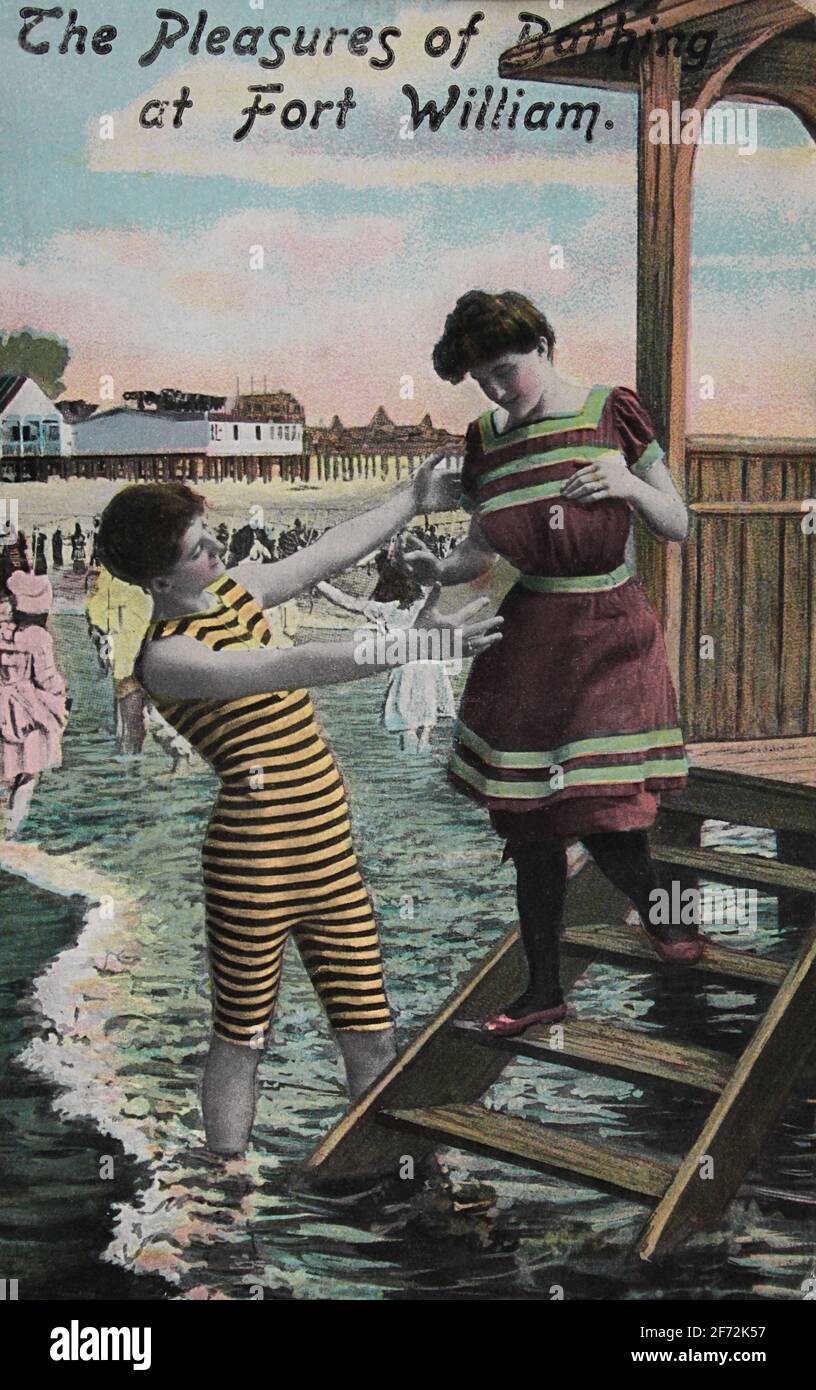 Saucy seaside postcard hi-res stock photography and images - Alamy