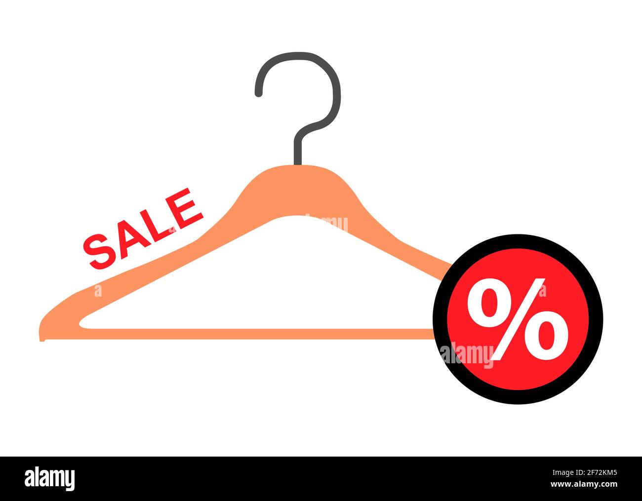 Clothes hanger modern icon vector isolated on white background. Shop ...