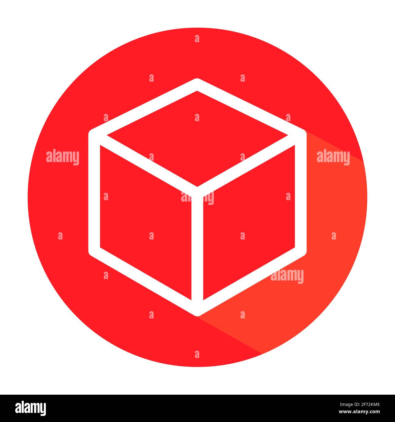 Cube icon graphic design vector, symbol modern isolated illustration ...