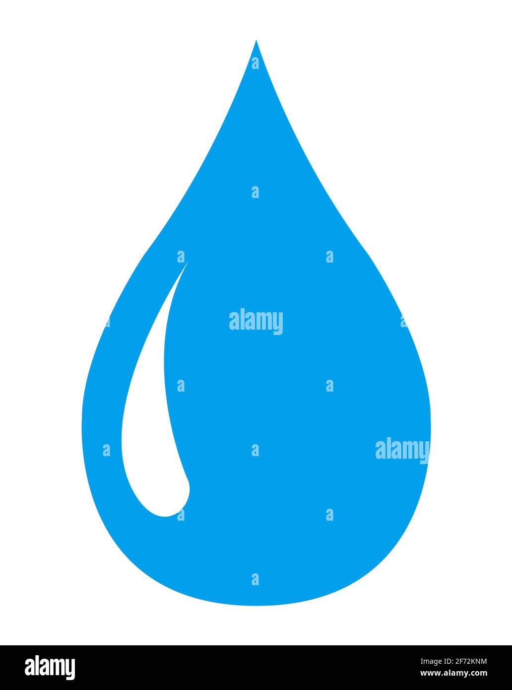 Water drop icon, aque nature symbol. Sign isolated design vector ...