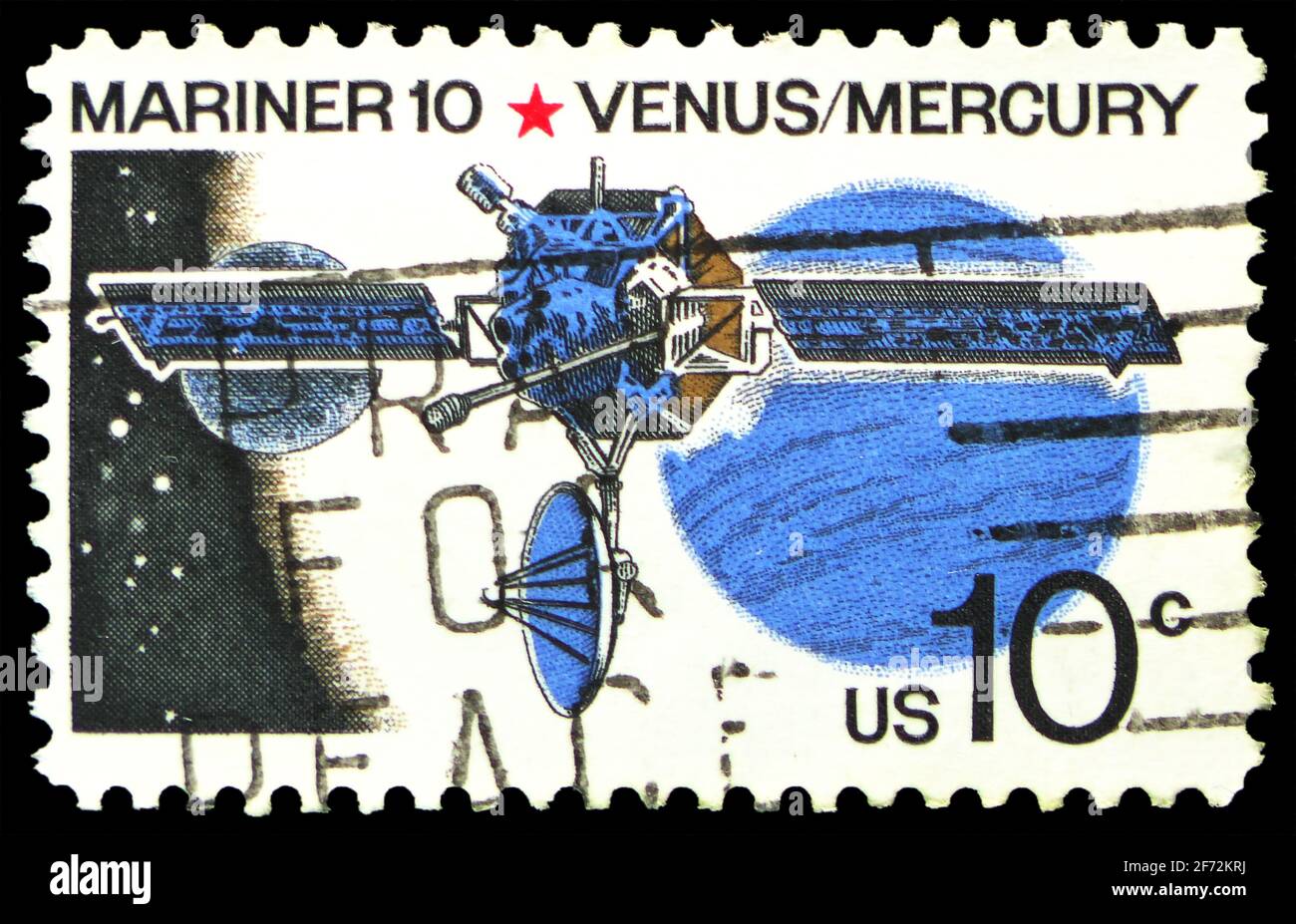 MOSCOW, RUSSIA - DECEMBER 22, 2020: Postage stamp printed in United ...