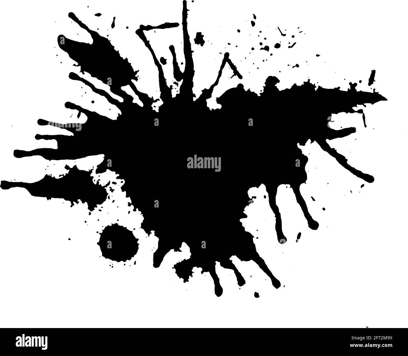 Ink splash. Grunge splatters. Abstract background. Grunge text banners ...