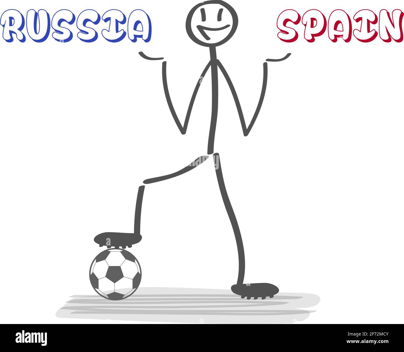 Football match spain versus Cut Out Stock Images & Pictures - Alamy