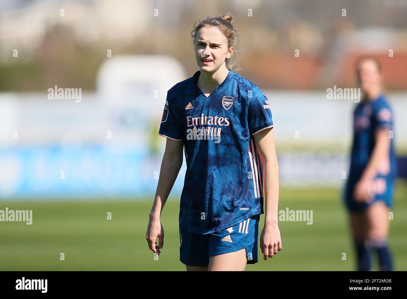 Bath, UK. 04th Apr, 2021. Vivianne Miedema (11 Arsenal) in action ...