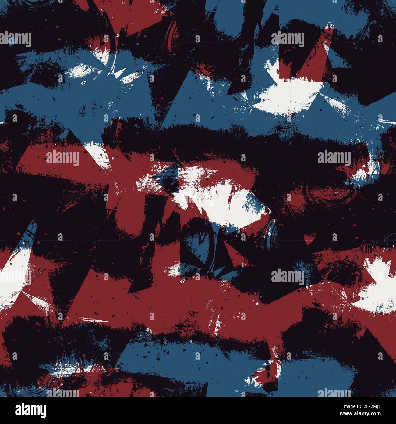 Seamless texture pattern in red blue black white Stock Photo - Alamy