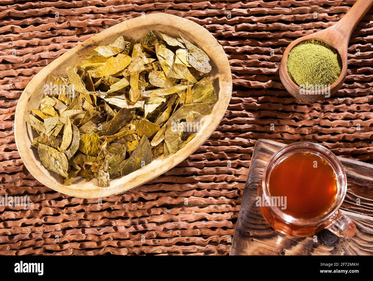 Coca leaf tea andes hi-res stock photography and images - Alamy
