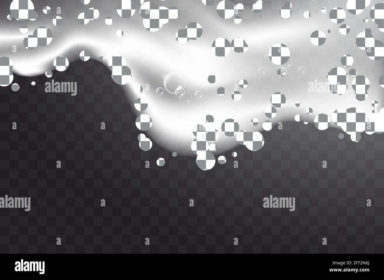 Realistic background with Soap foam. Bath laundry white bubbles ...