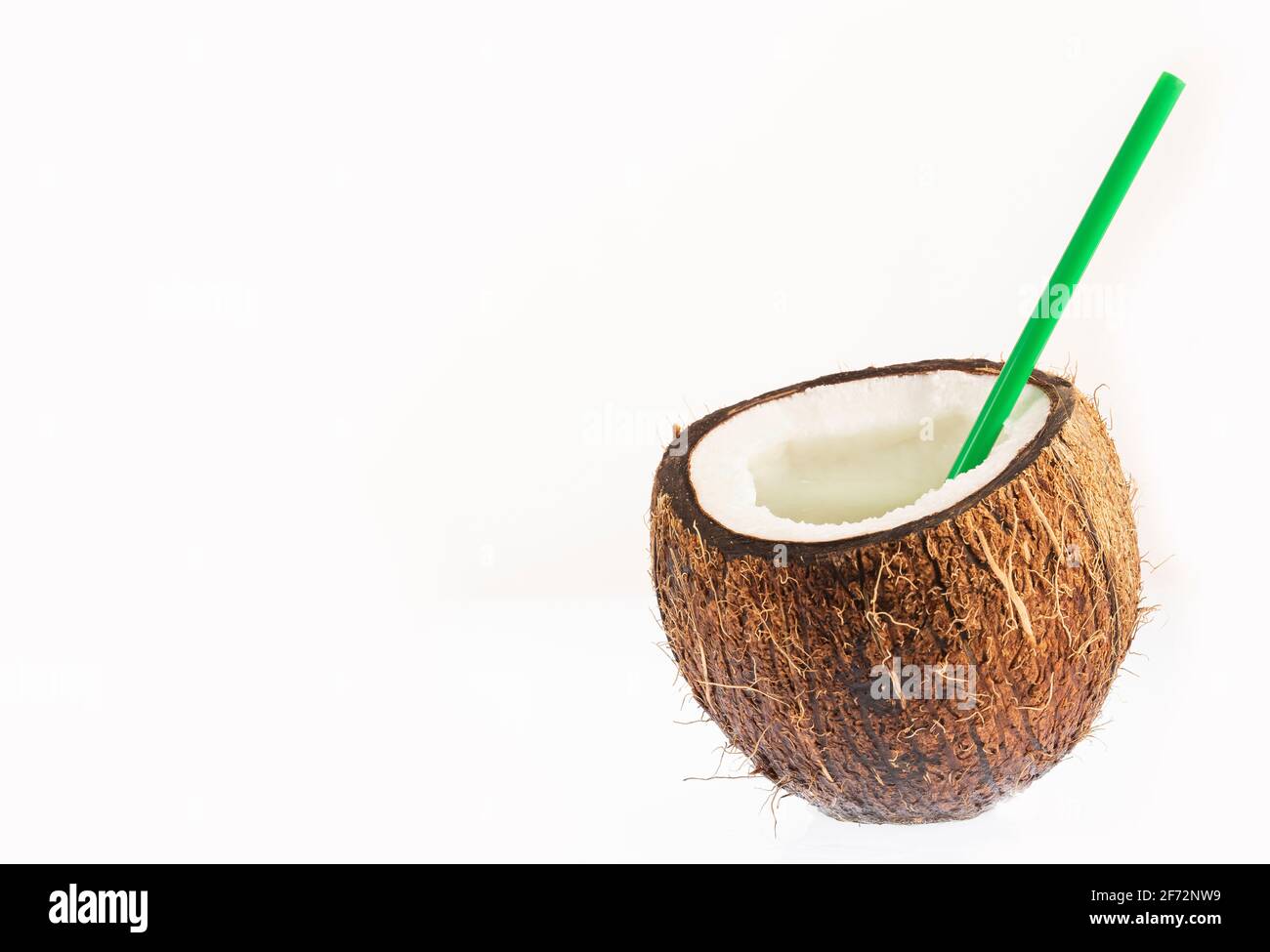 Fresh Organic Coconut Water - Cocos nucifera Stock Photo - Alamy