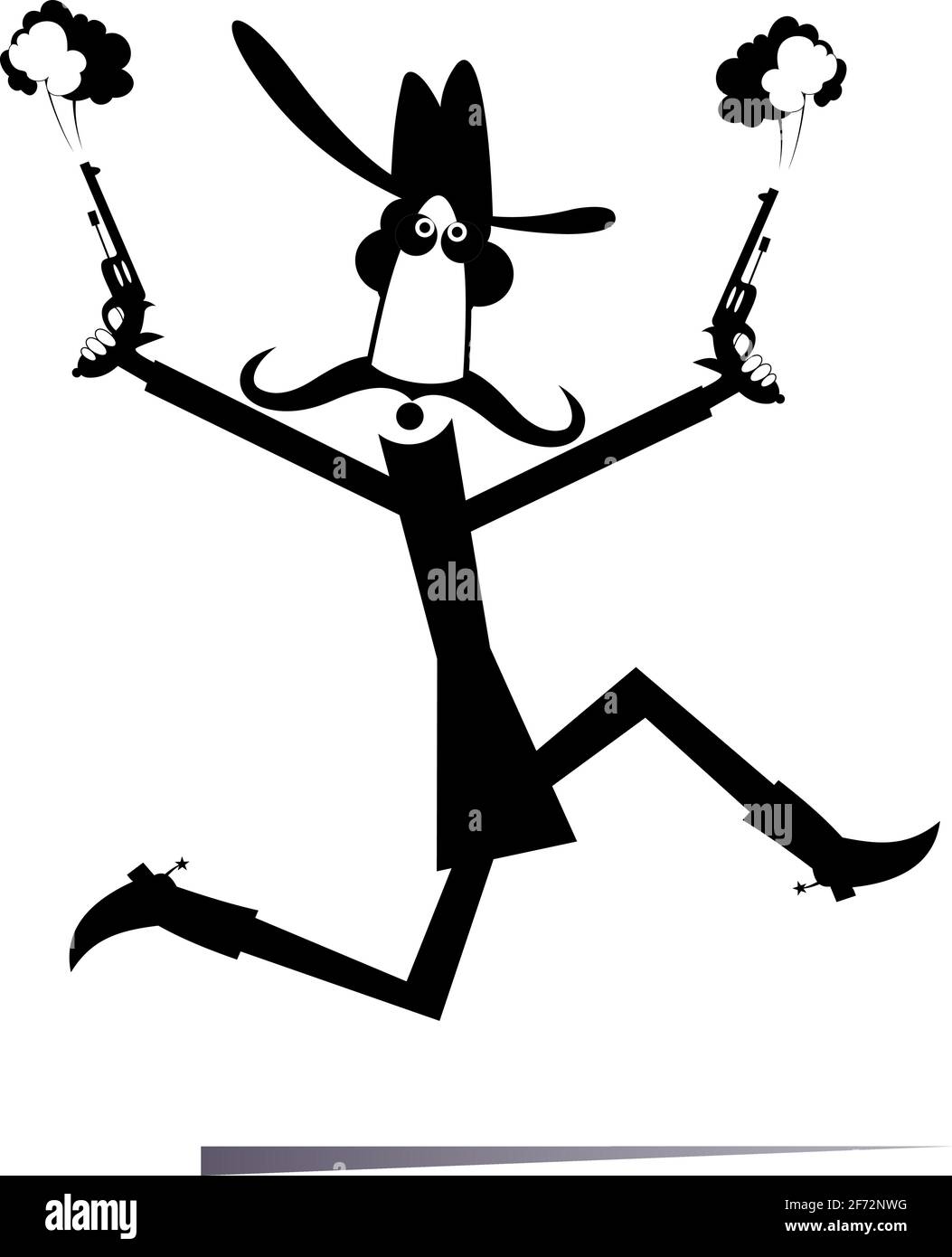 Running gun Black and White Stock Photos & Images - Alamy