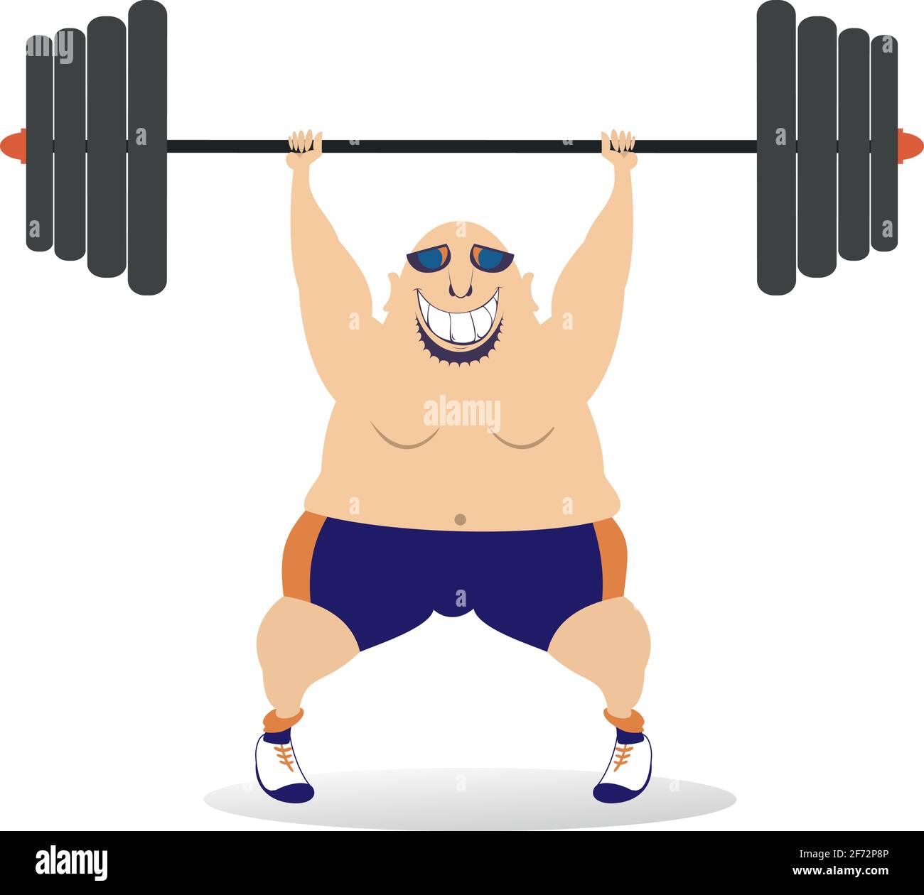 Strong Person Lifting Weights