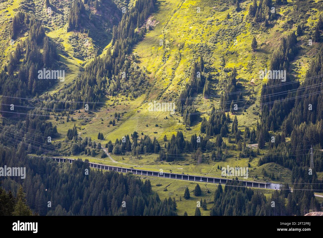 Arlberg mountain road hi-res stock photography and images - Alamy
