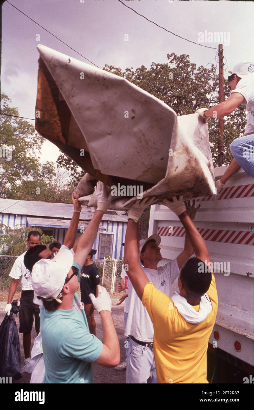 Throwing trash away in a neighborhood hi-res stock photography and ...