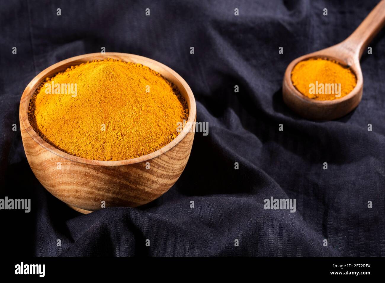 Organic Turmeric Powder - Curcuma longa Stock Photo - Alamy