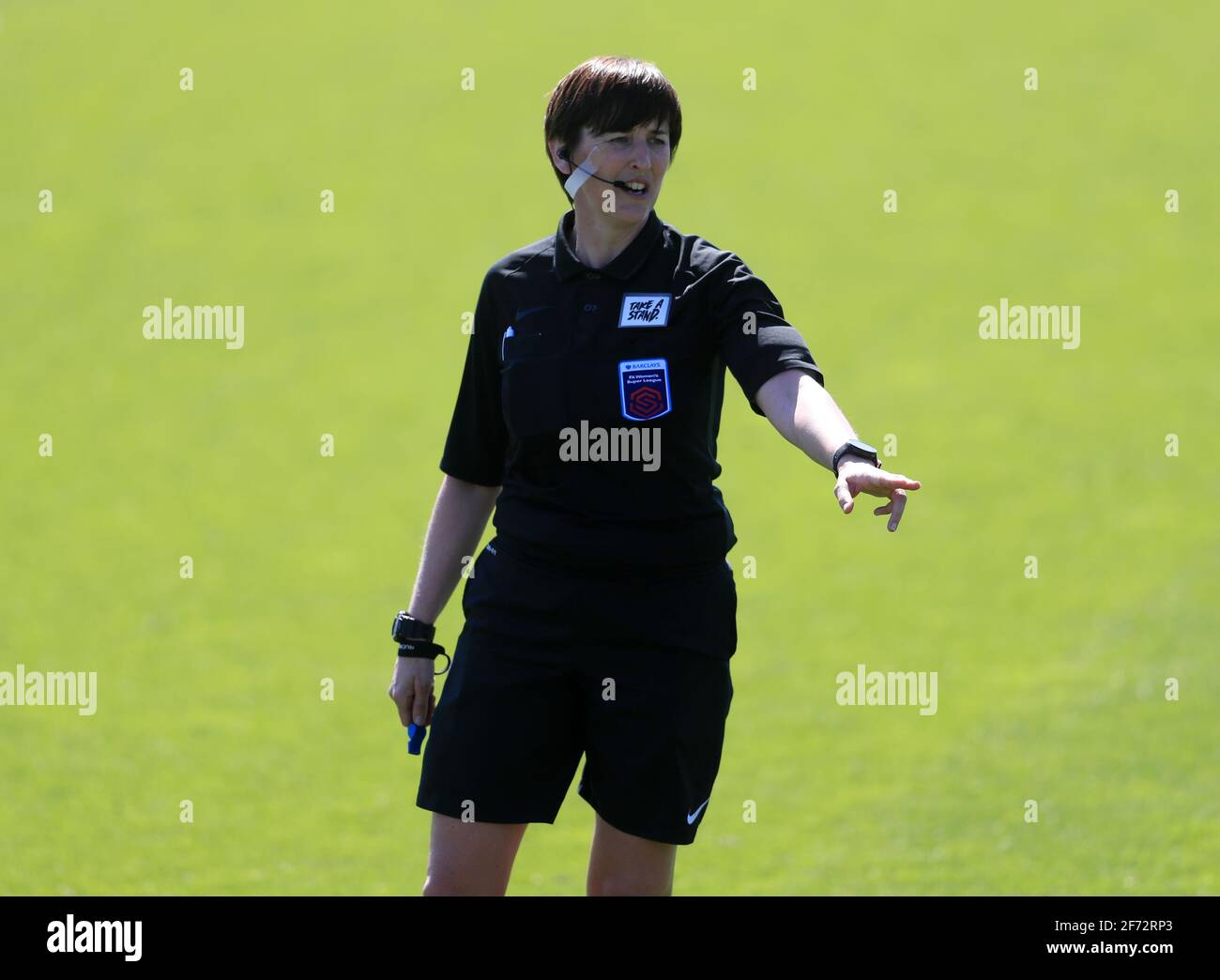Referee Jane Simms during the FA Women's Super League match at ...