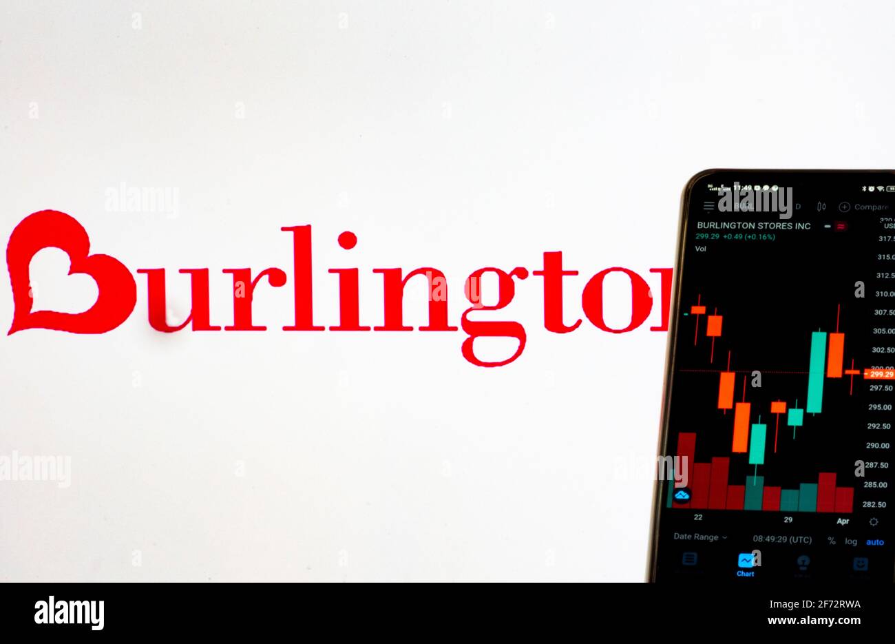 Burlington logo hi-res stock photography and images - Alamy