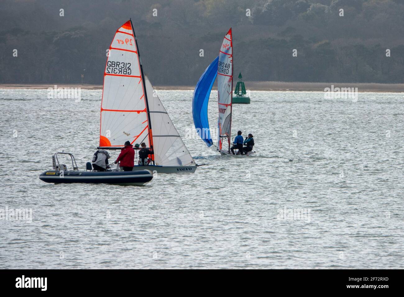 Wind surfing hampshire hi-res stock photography and images - Alamy
