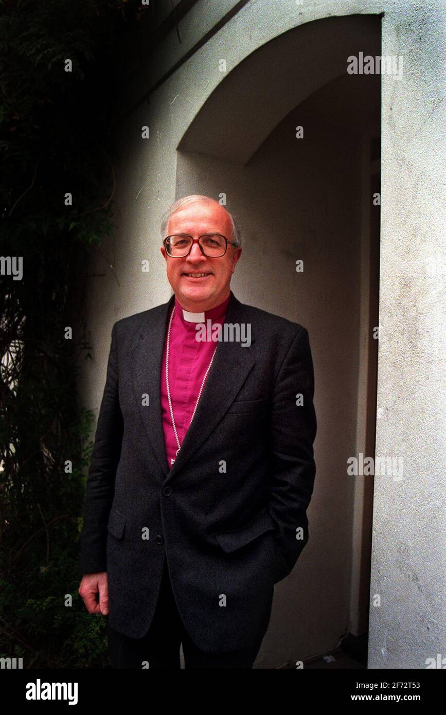 Rev Christopher Herbert Bishop of St Albans December 1998 Stock Photo ...