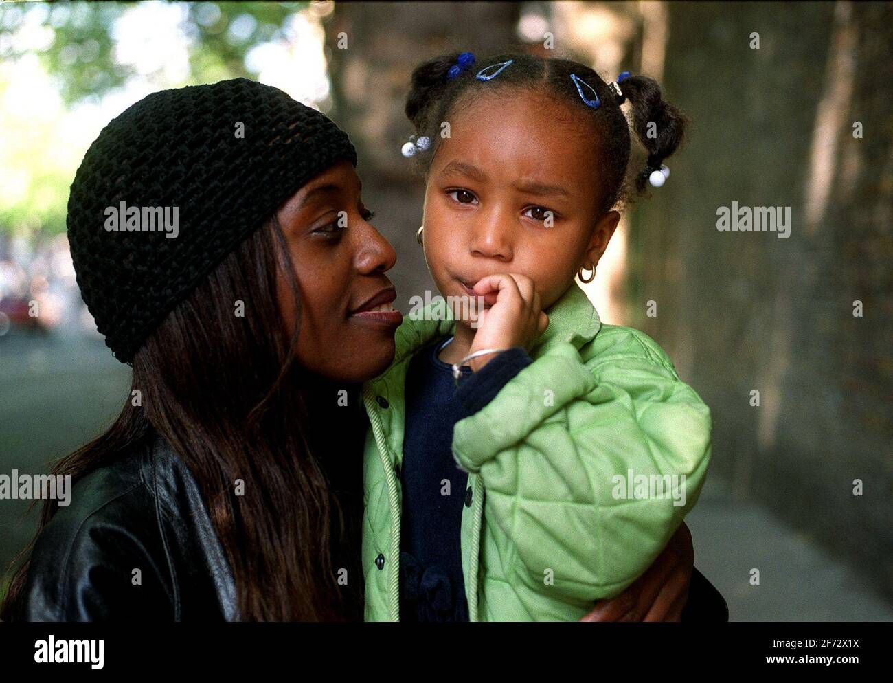 Dawn Benjamin and her daughter Tavannah May 1999 Stock Photo - Alamy