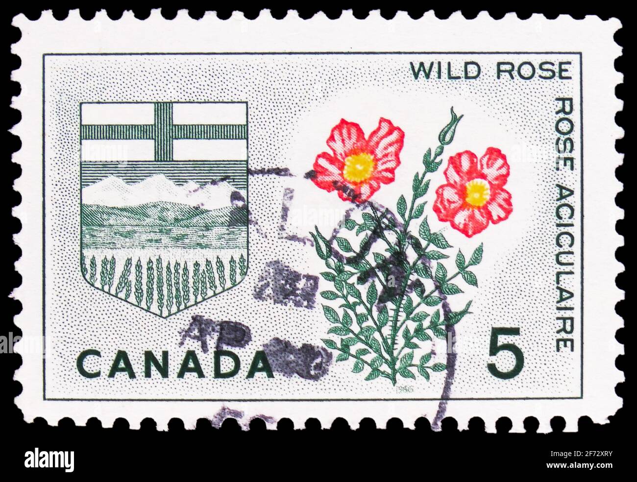 MOSCOW, RUSSIA - JANUARY 12, 2021: Postage stamp printed in Canada ...