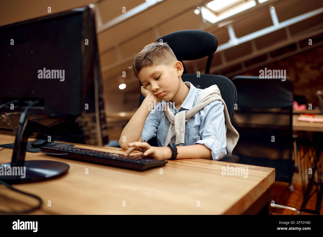 Boy speaking to camera hi-res stock photography and images - Alamy