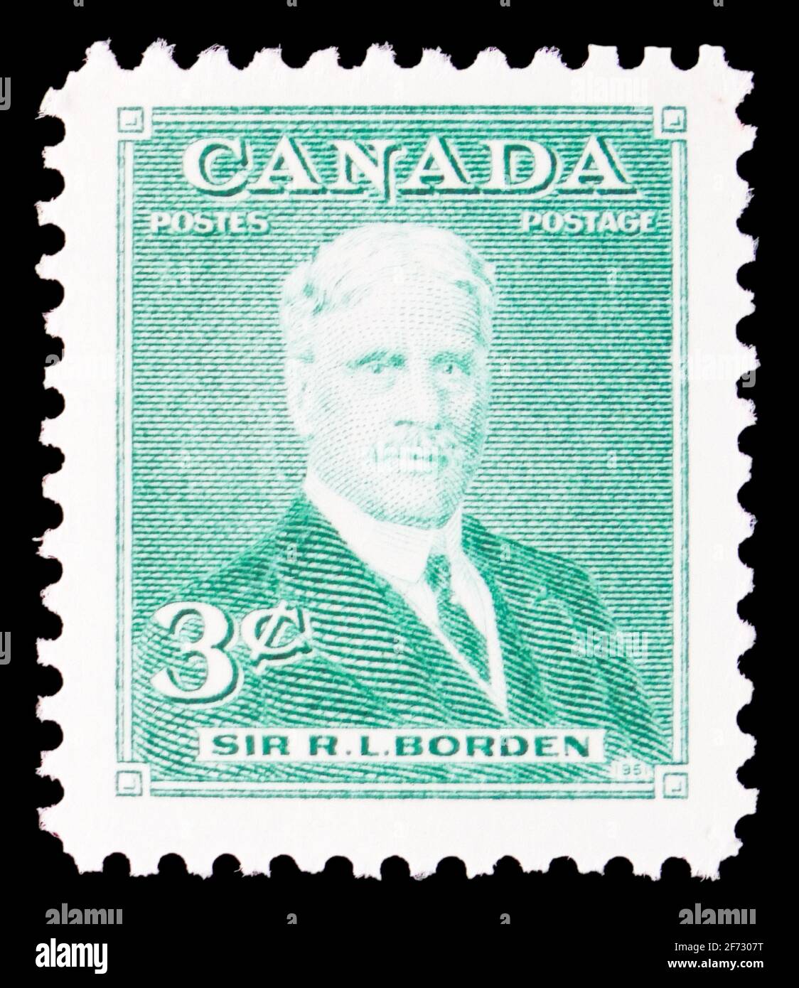 MOSCOW, RUSSIA - JANUARY 12, 2021: Postage stamp printed in Canada ...