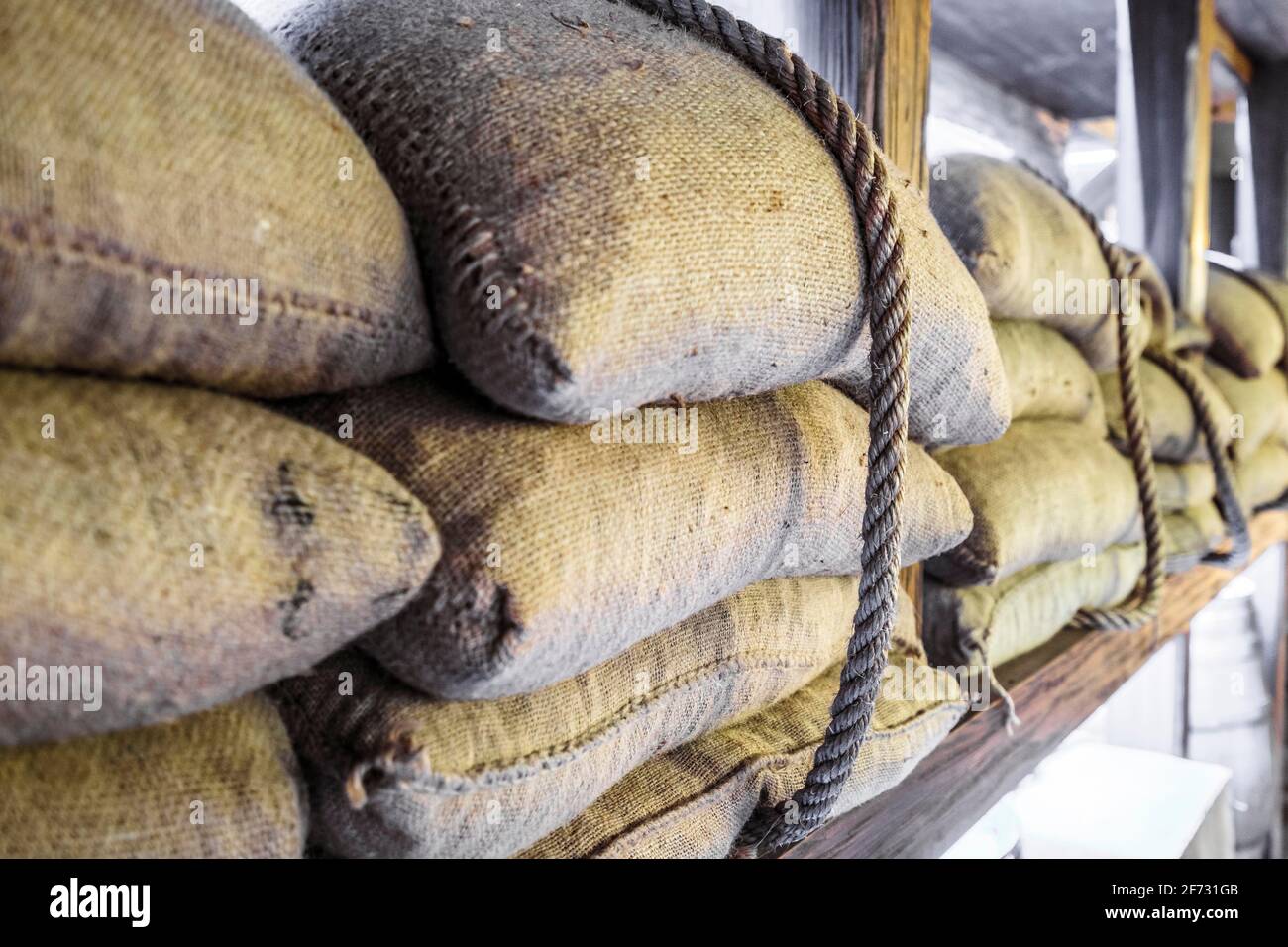 Rope and bags hi-res stock photography and images - Alamy
