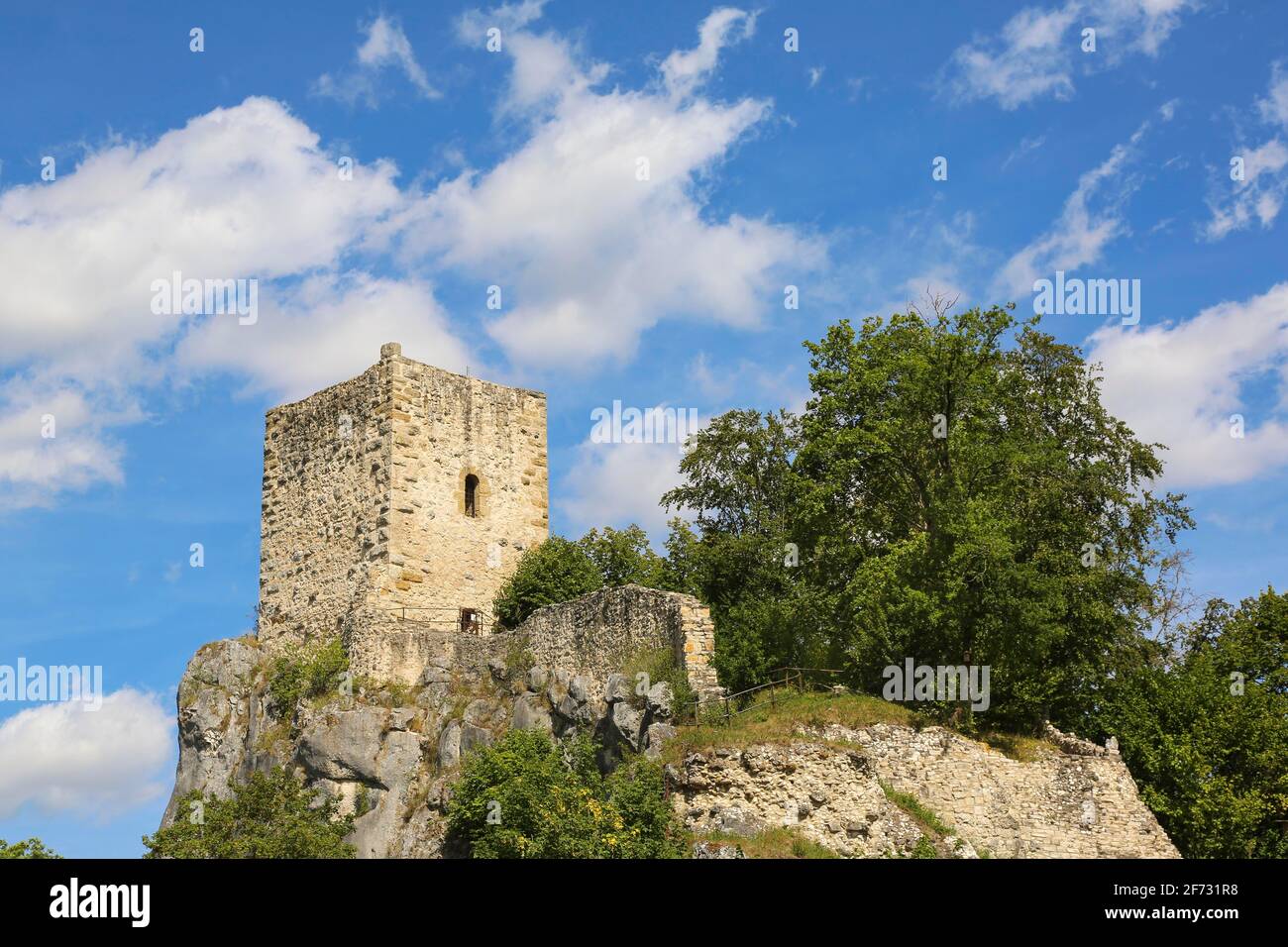 Dietfurt Ruin in the Upper Danube nature park Park, Inzigkofen-Dietfurt ...